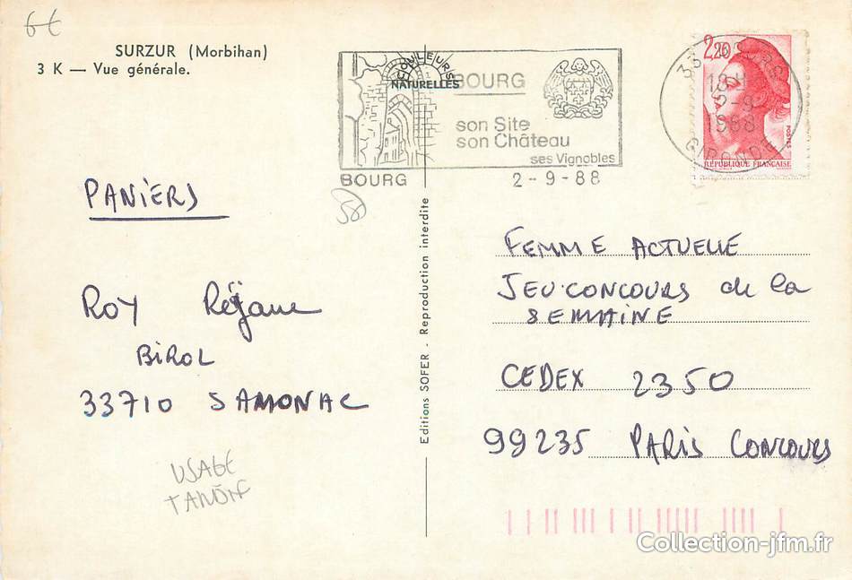 / CPSM FRANCE 56 / CPSM FRANCE 56
